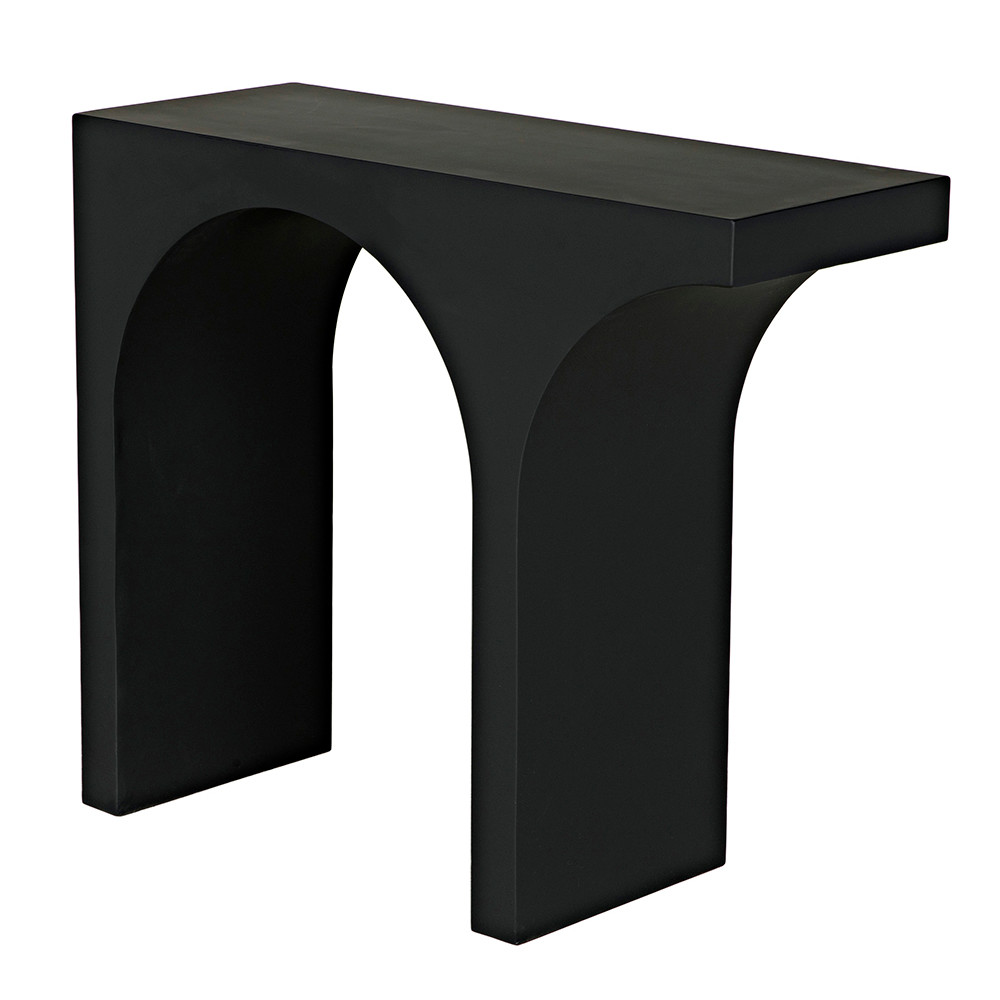 Noir Maximus Desk - Black Metal