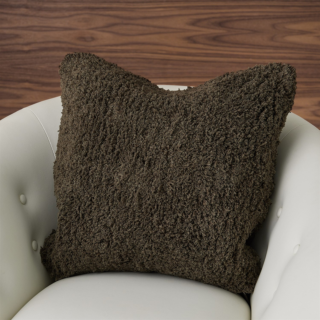 Studio A Woven Pillow - Brick Red