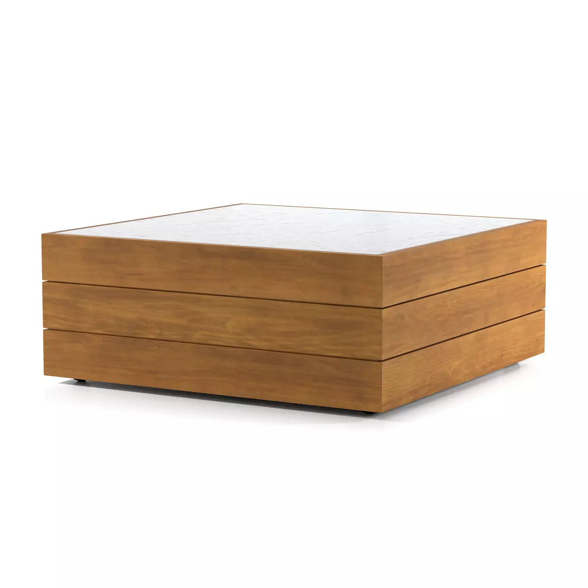 Four Hands Grant Outdoor Coffee Table - Natural Teak