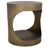 Noir Eclipse Round Side Table
