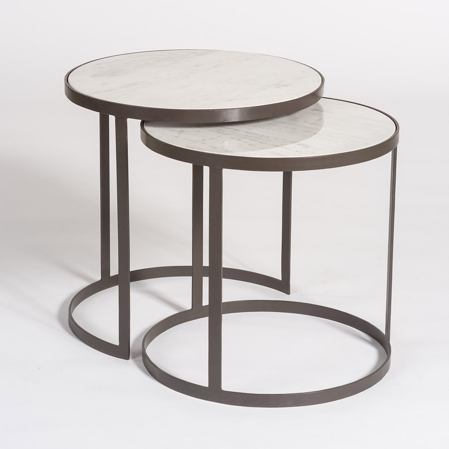 Alder & Tweed Brea Nesting Tables - Toasted Burl