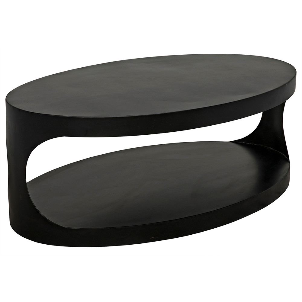 Noir Eclipse Round Side Table