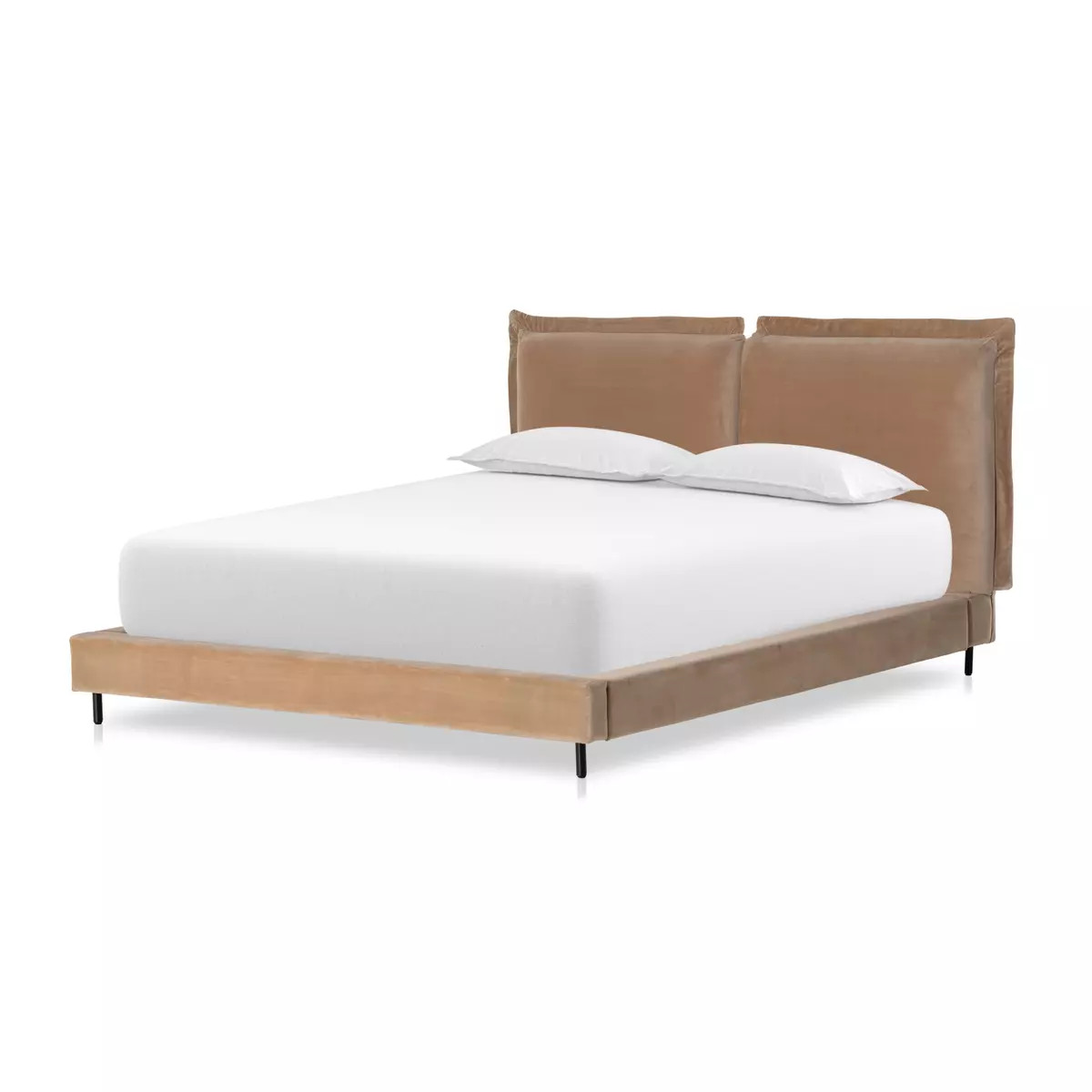 Four Hands Mitchell Bed - Surrey Fossil - King