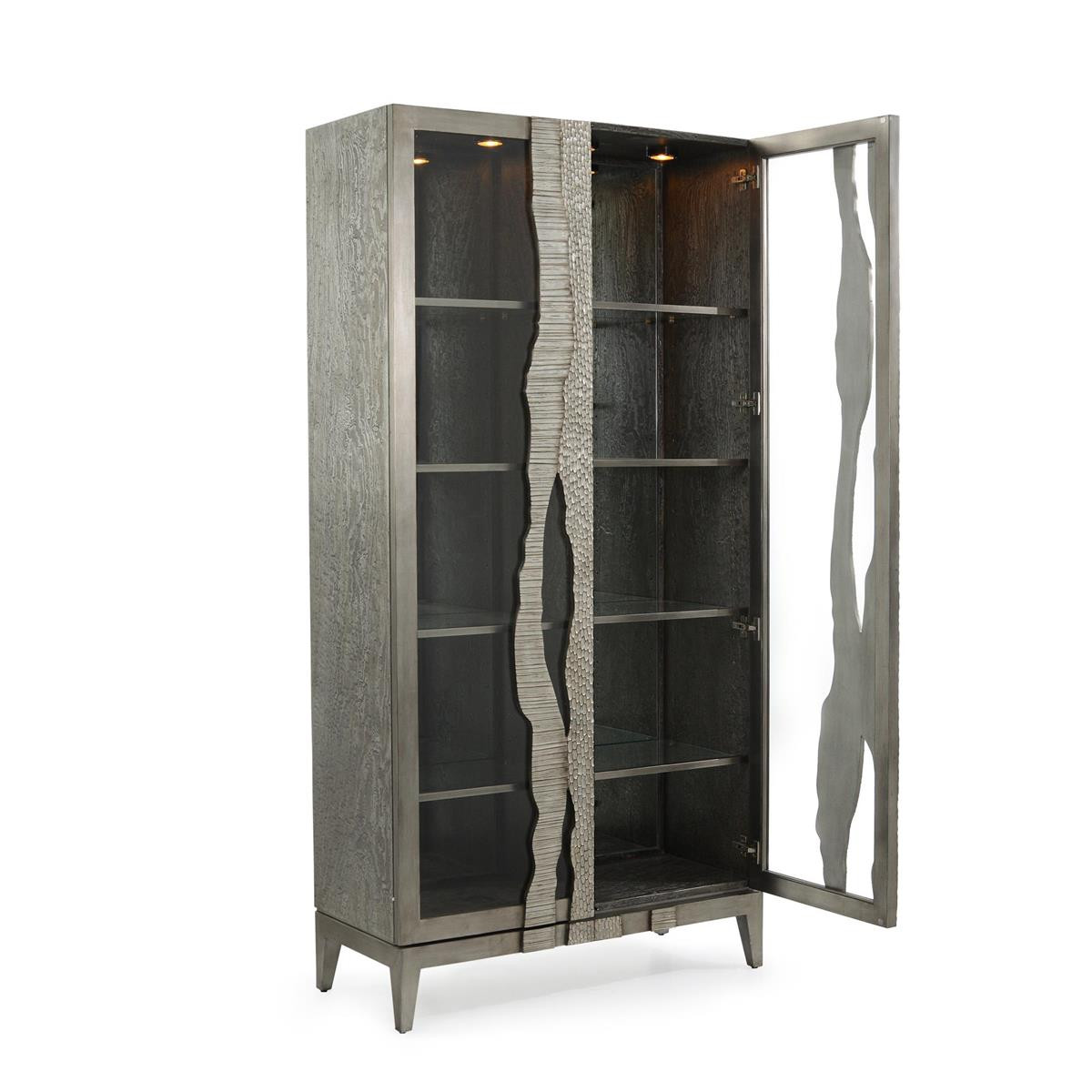 John Richard River'S Edge Silver Chest With Doors