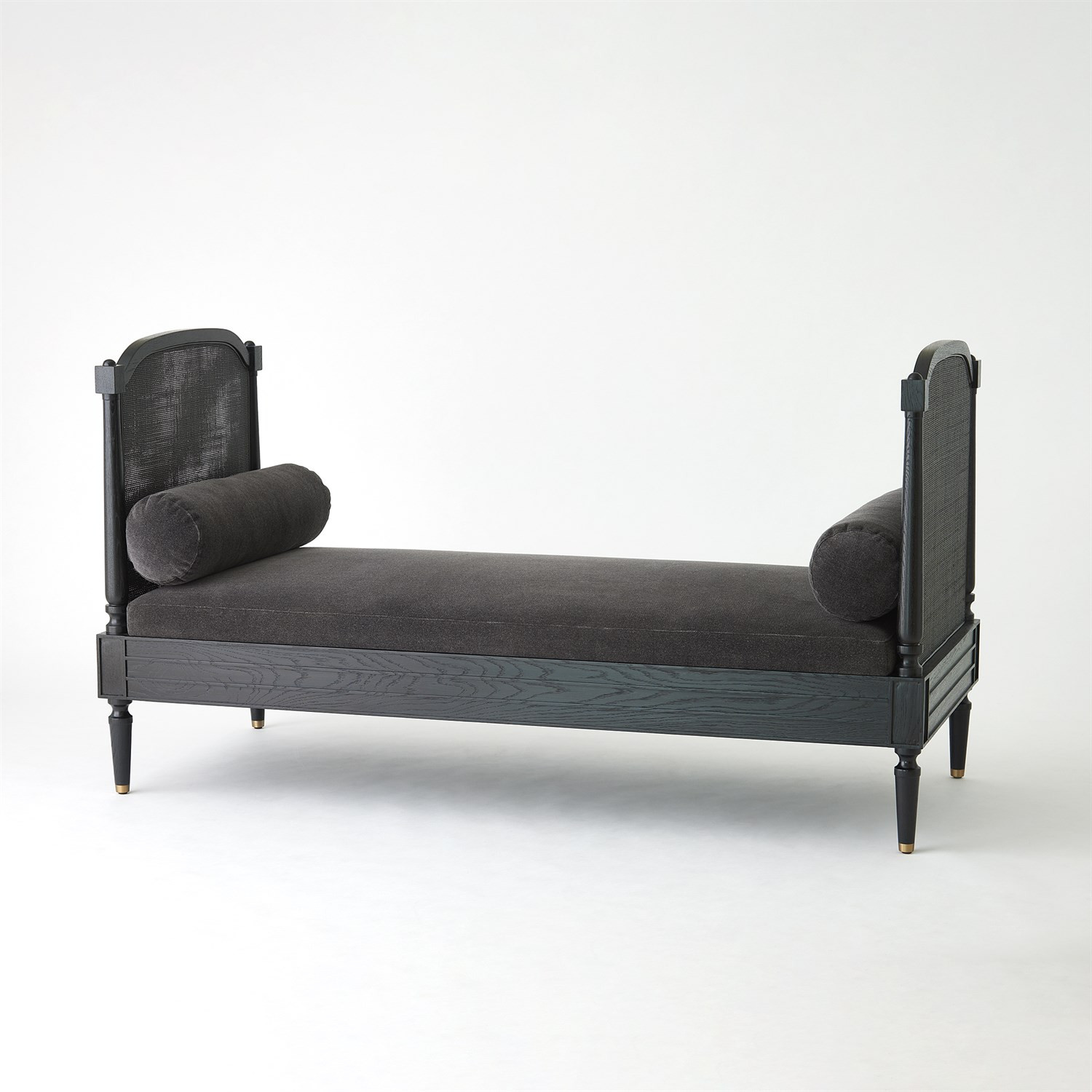Global Views Cade Daybed - Graphite Leather