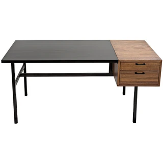 Noir Maximus Desk - Black Metal