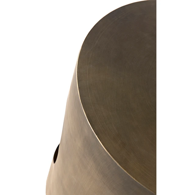 Noir Eclipse Round Side Table