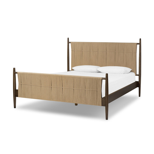 Amber Lewis x Four Hands Leyla Bed - Laine Natural - Queen