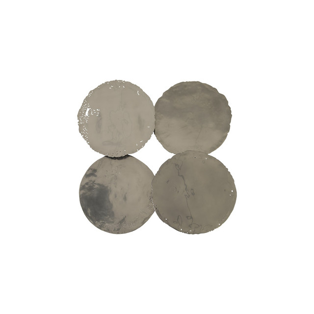 Phillips Collection Galvanized Wall Disc, Reclaimed Oil Drum, Assorted ...