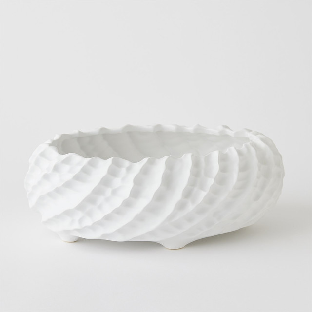 Global Views Balloon Bowl - Matte White - Sm