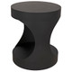 Noir Eclipse Round Side Table