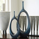 Global Views Open Oval Ring Vase - Celestial - Sm | Interior HomeScapes