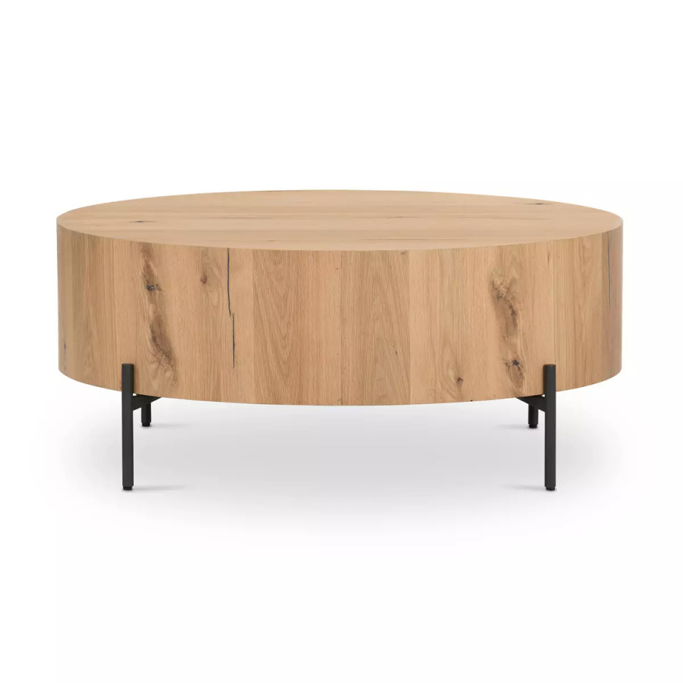 Four Hands Isaac Coffee Table - Rubbed Light Oak