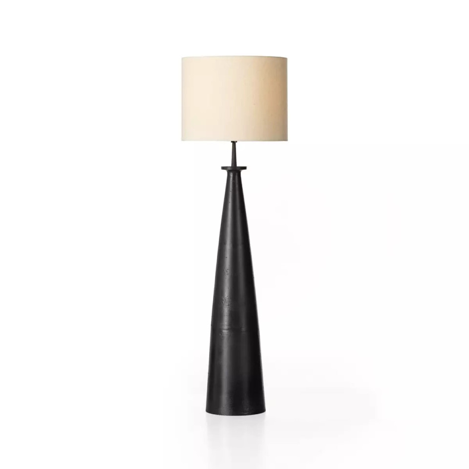 Four Hands Egon Floor Lamp - Antique Brass Iron