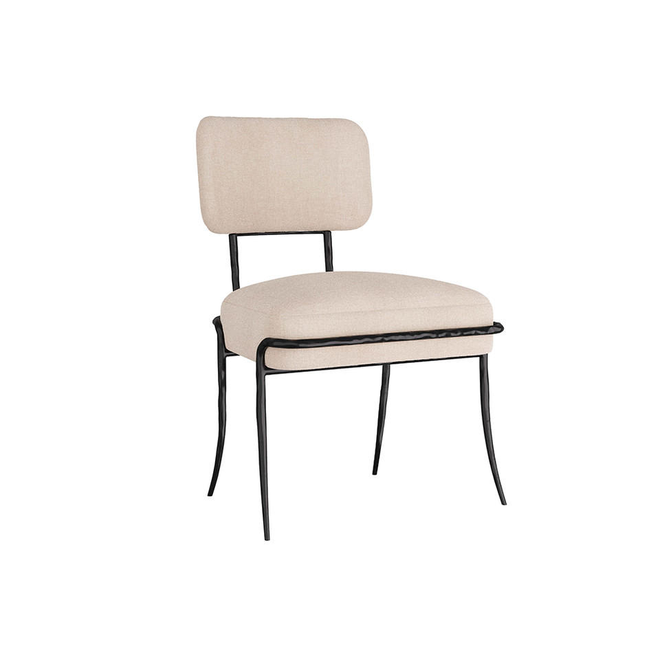 Arteriors Bahati Chair - Bordeaux Chenille