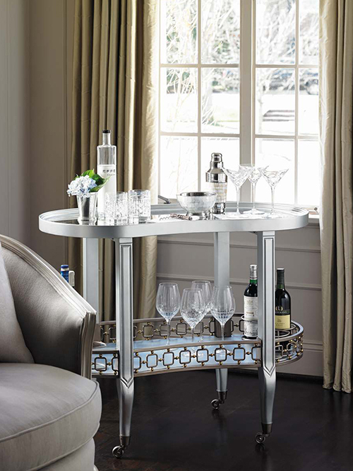 Bar Carts: Chic and Functional - Interior HomeScapes