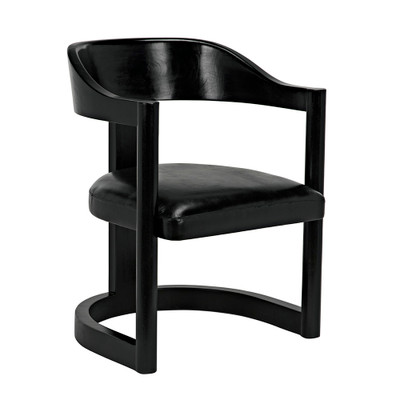 Noir Mccormick Chair Charcoal Black