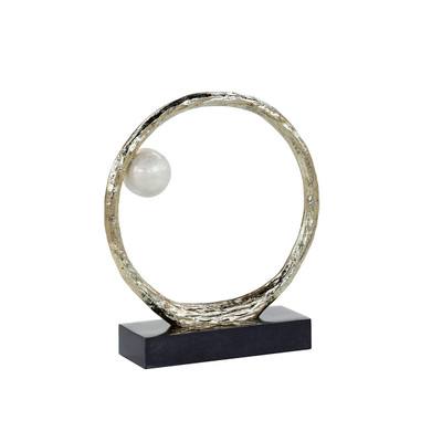 John Richard Anello Di Perle Sculpture On Iron Base - Small