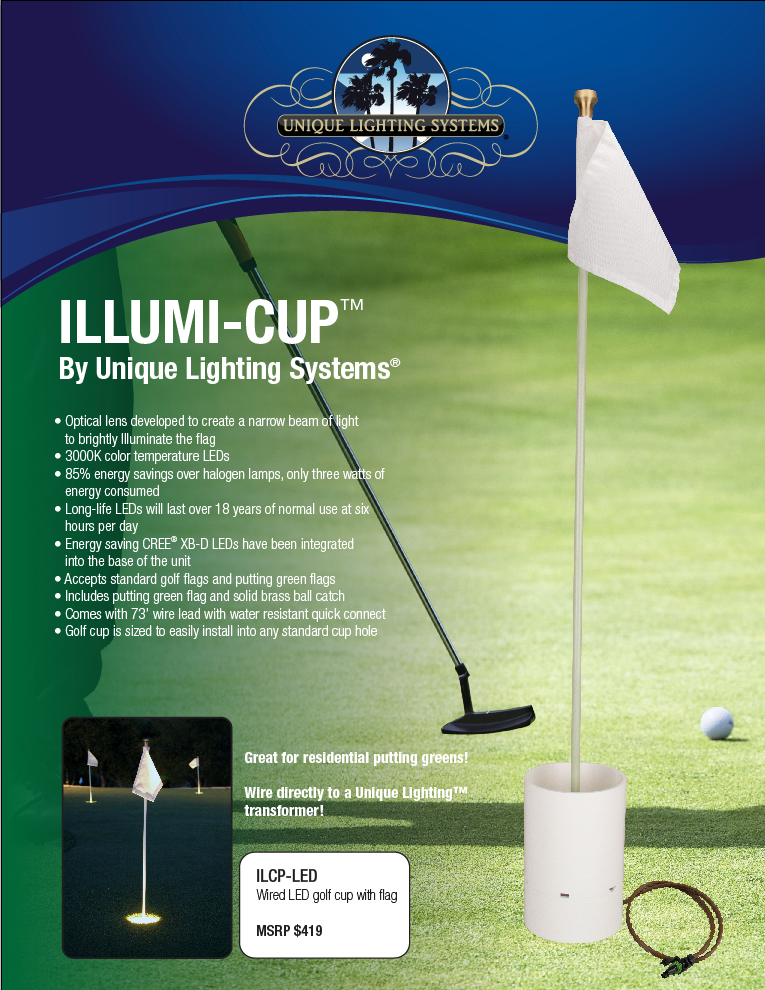 Illumi-Cup Golf Cup Light by Unique Lighting Systems