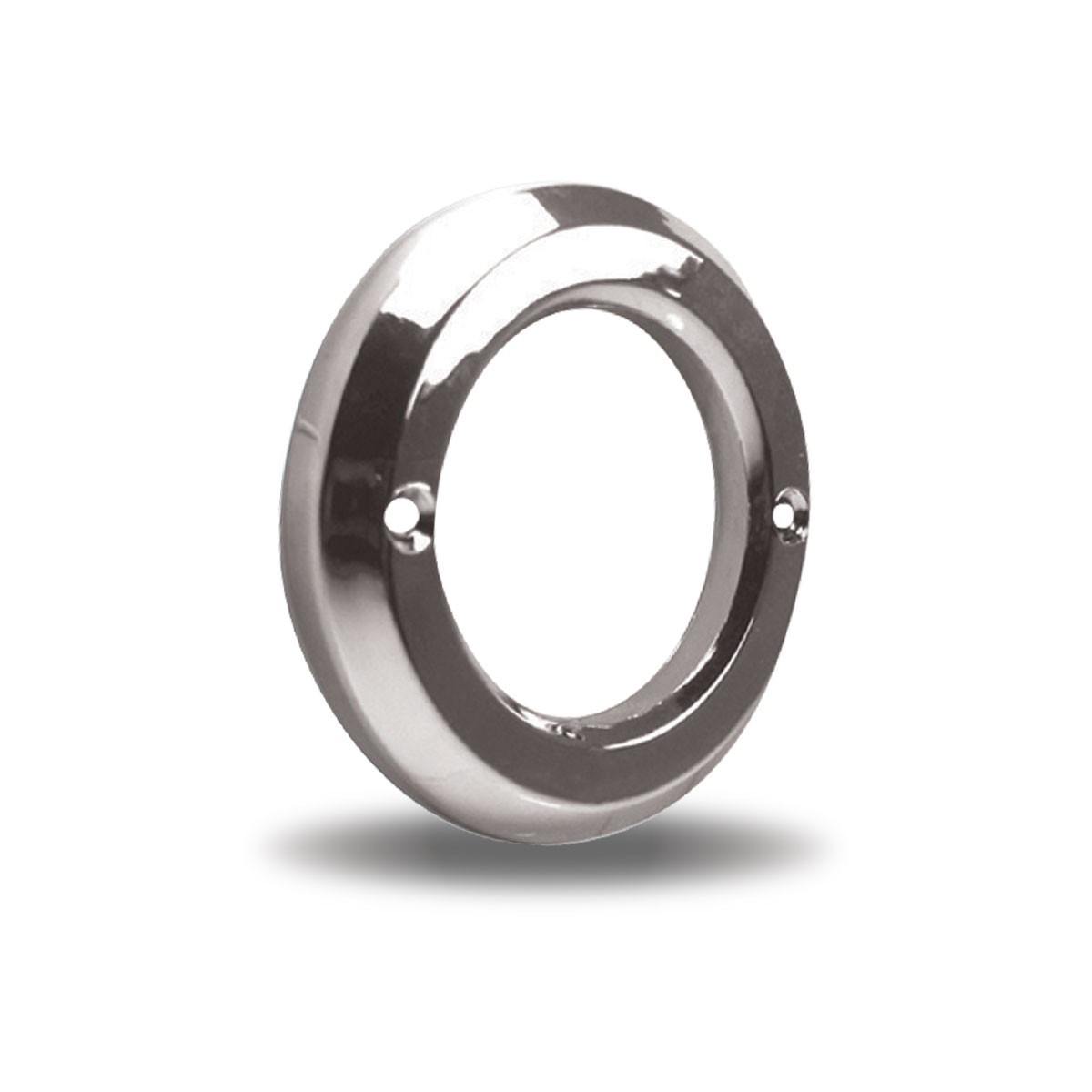 2" Screw On Light Bezel - Chrome