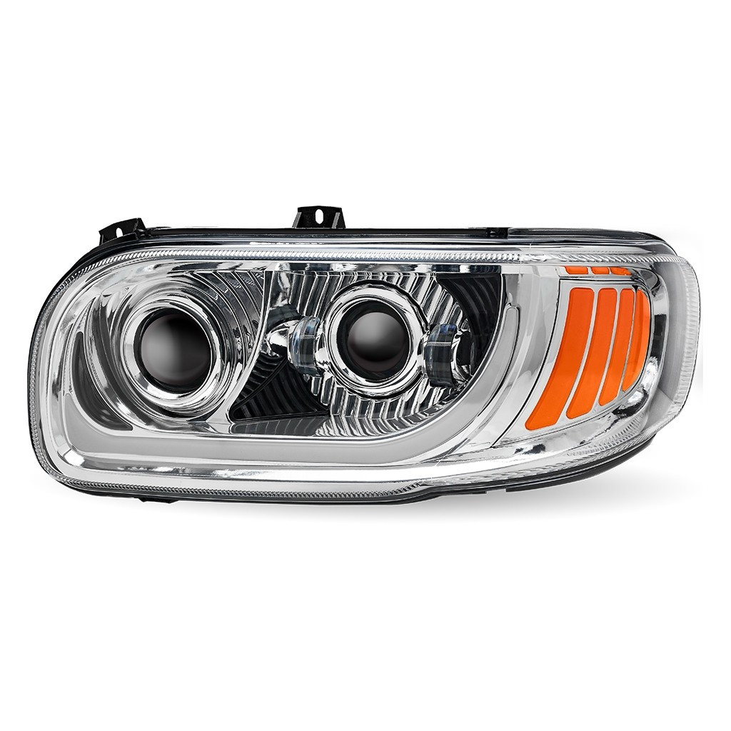 TRUX LED Projector Chrome Headlight Assembly - Driver Side - TLED-H110