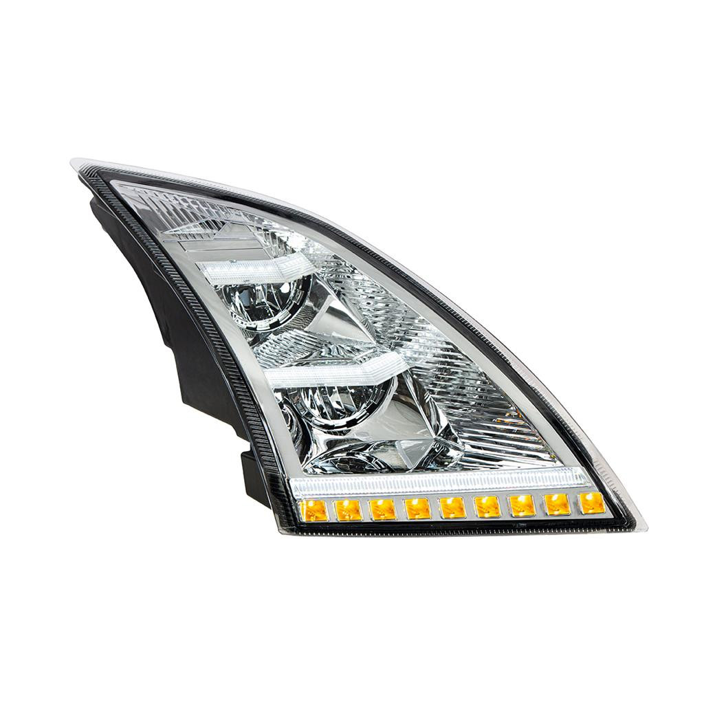 LED Headlight with Sequential LED Signal & Position Light Bars - Passenger