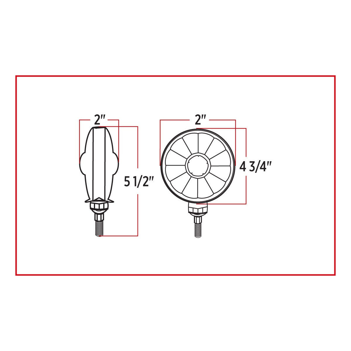 Super Diode Double Faced Combo Clear LED (34 Diodes)