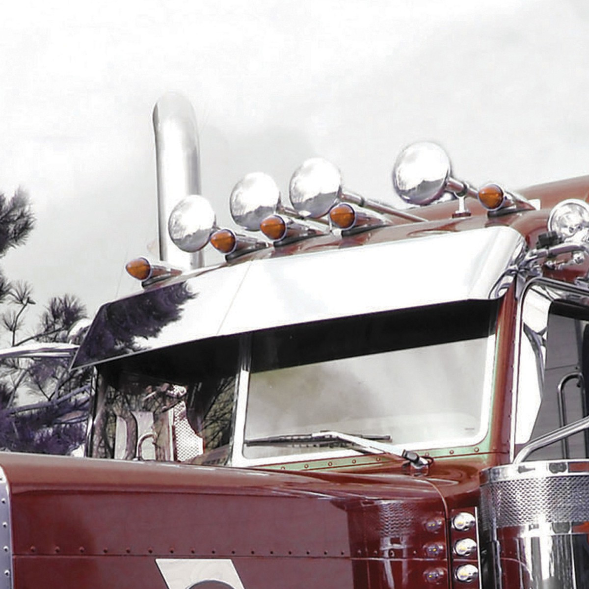 14" Boltless Pet. 379 Ultra Cab Sunvisor (2005-2007)