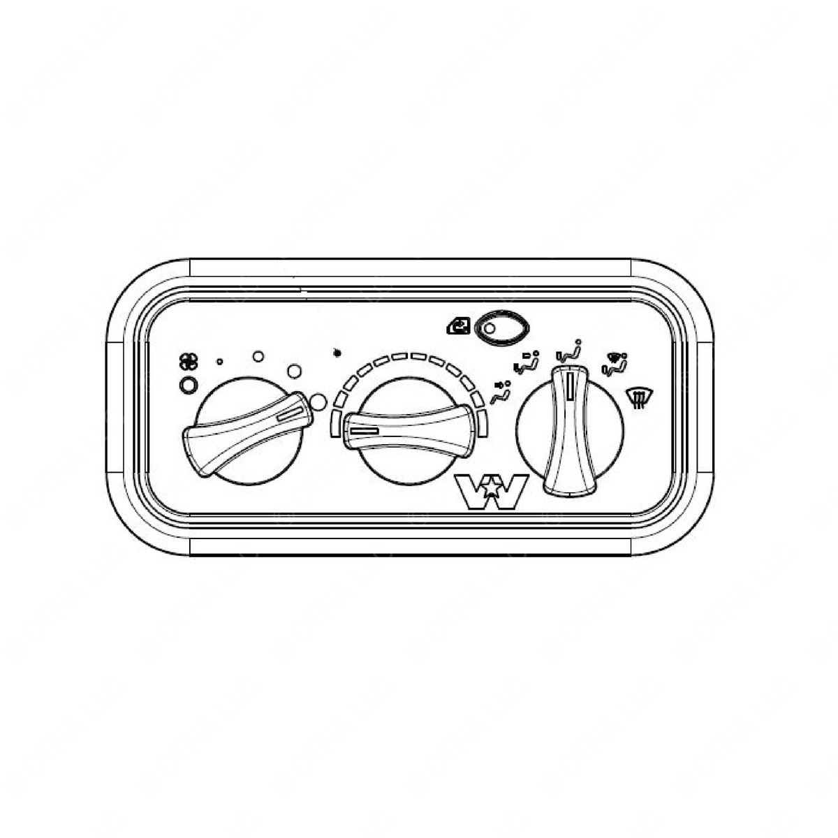 Heater & Air Control Panel