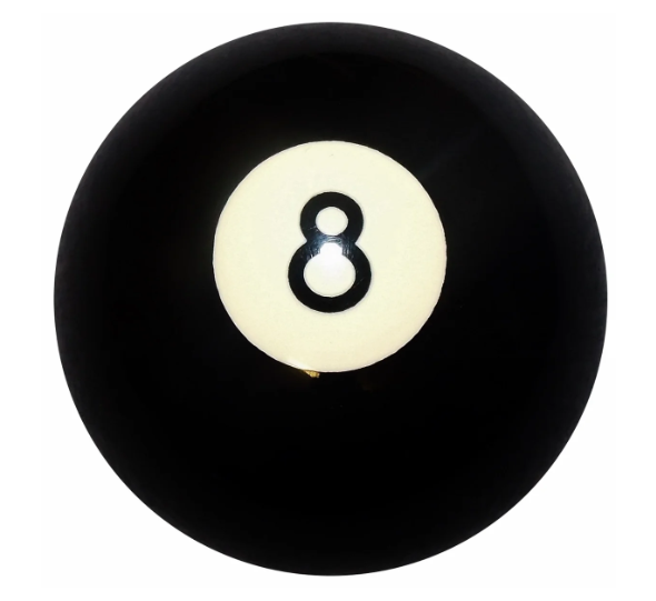 Black 8 Ball Shifter Knob