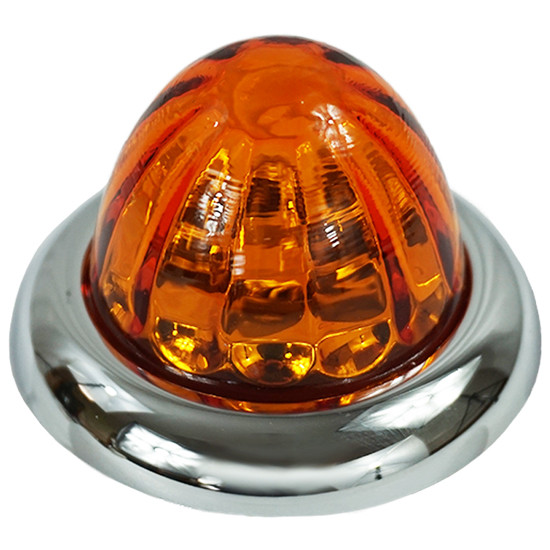 1.5" Legendary Amber Glass Watermelon Light 09-1601010460