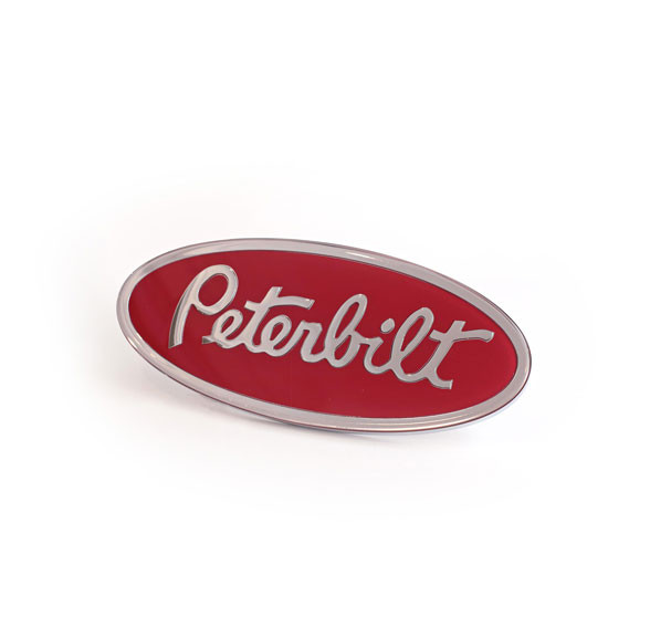 Peterbilt Printed Hood Emblem - Red