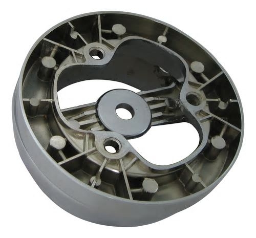 3 Hole Steering Wheel Hub, Chrome Finish