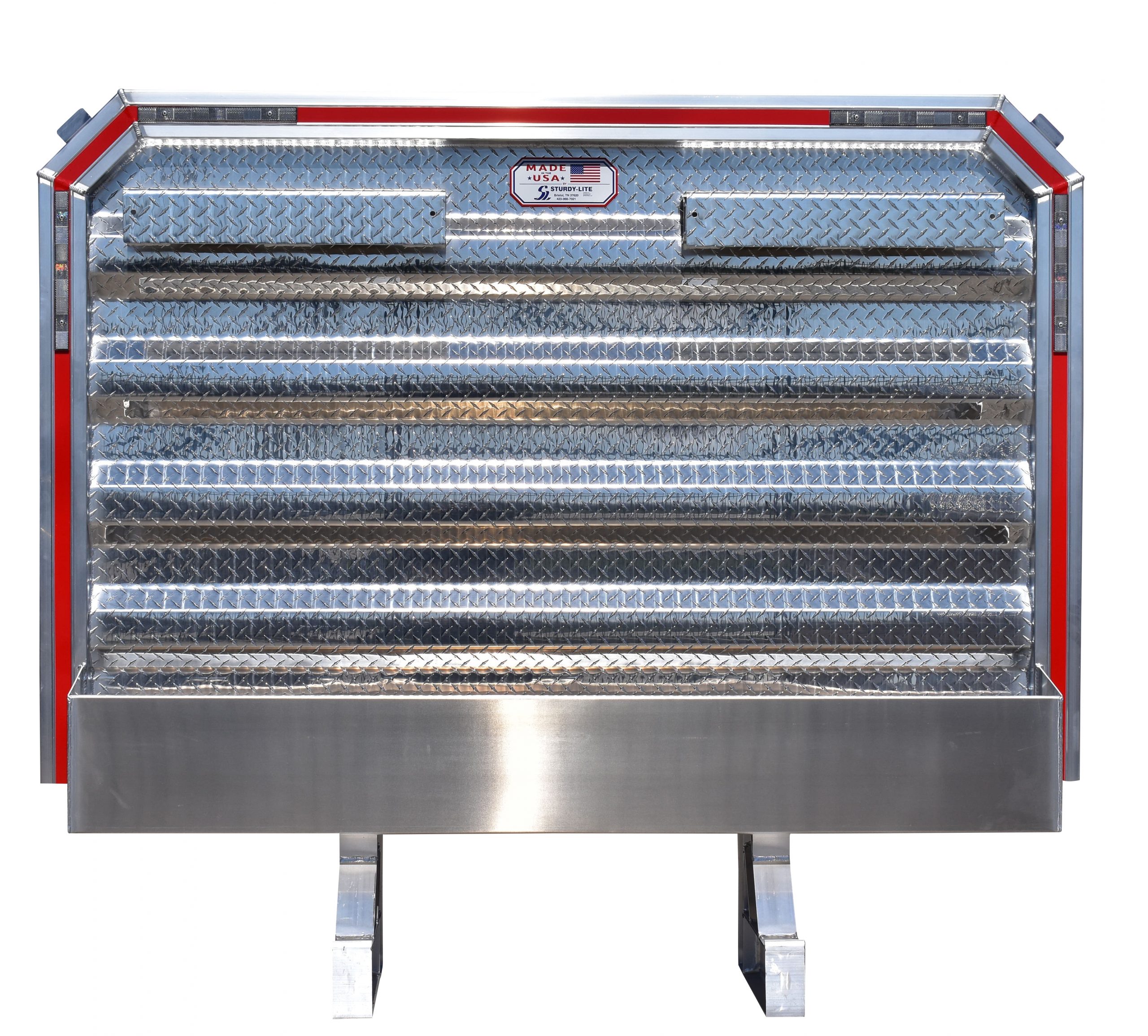 Cab Rack, 68"T X 80"W 2 Chain Hangers with a Full Width Chain Tray