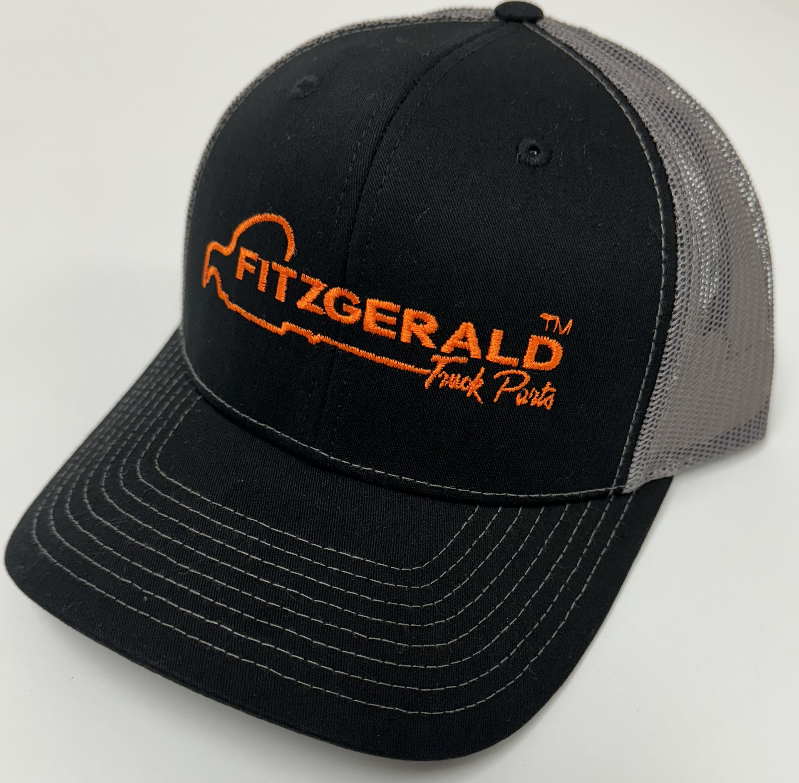 Fitzgerald Richardson Trucker Hat - Black/Grey