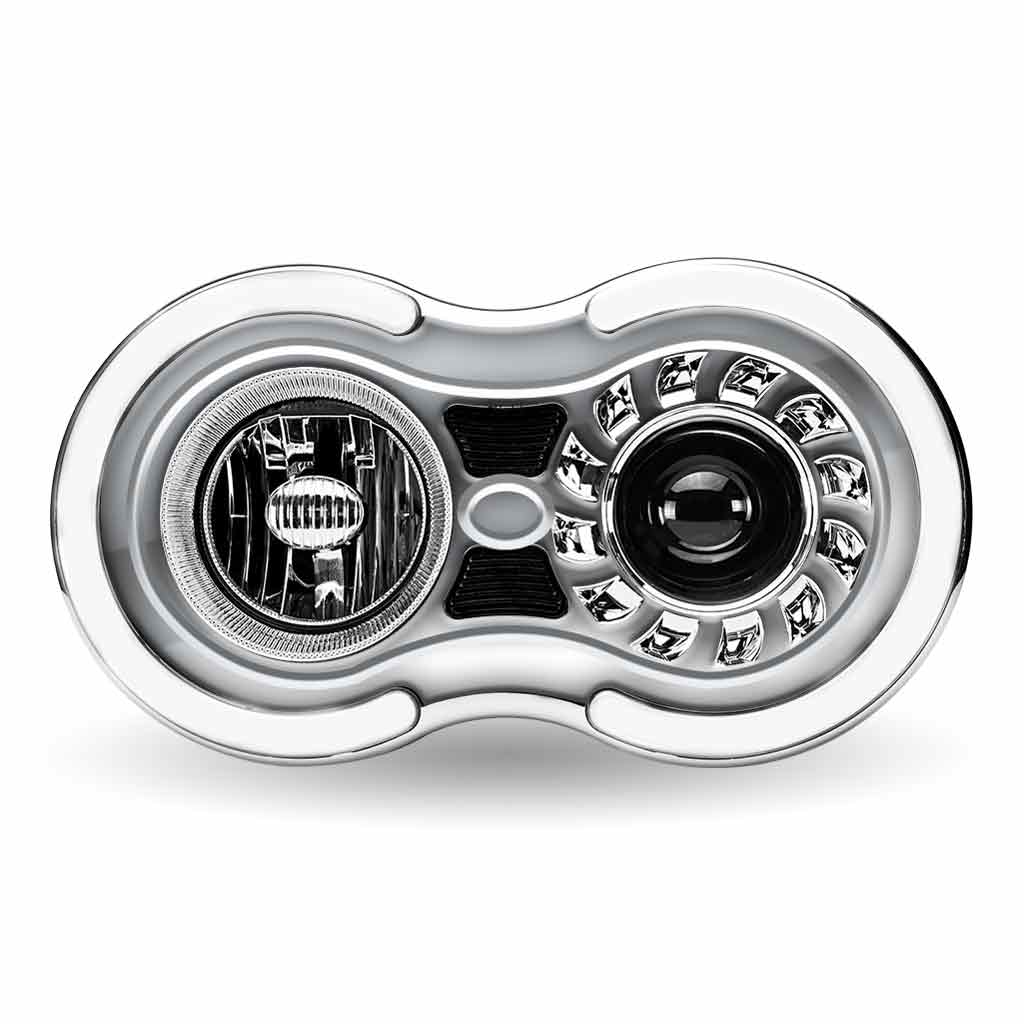 Retro Series LED Projector Headlight Assembly (Passenger Side)