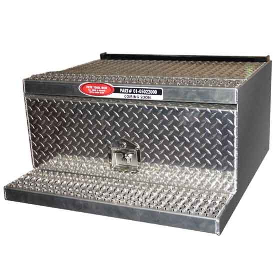 Aluminum Diamond Plate Tool Box (378, 379, 389 Glider) 01-0502200