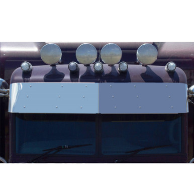 Ultra Cab Visor 14in 05+ Stainless A731010