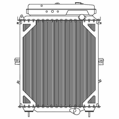 High Performance Radiator With Surge Tank 2 - Fitzgerald Truck Parts