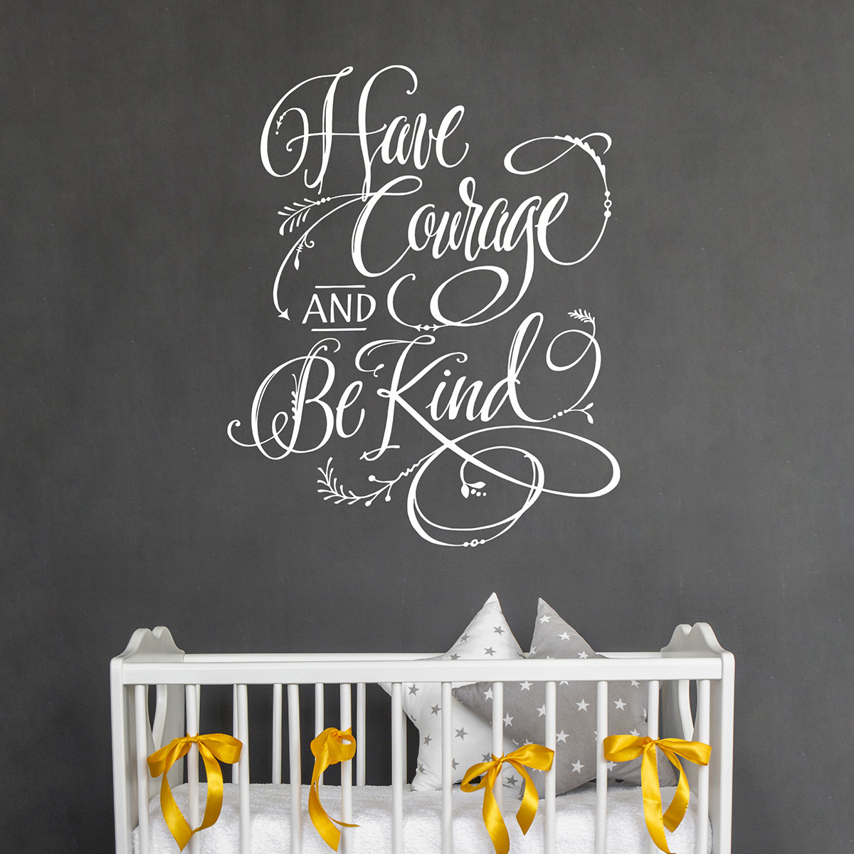 Inspirational Wall Art | Courage dear heart | Wall Decal - Old Barn Rescue