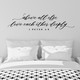 Above all else love each other deeply - wall decal - Old Barn Rescue