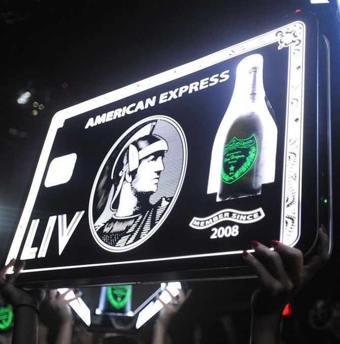 Nightlife Supplier | LED Backlit Check Presenter
