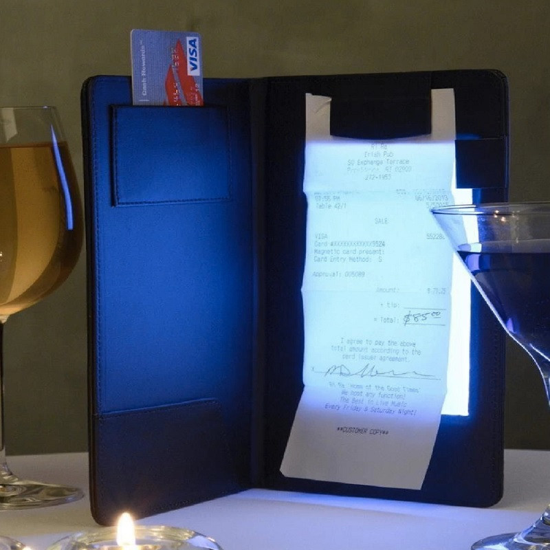 Nightlife Supplier | LED Backlit Check Presenter