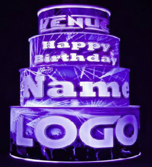 Nightlife Supplier | LED Presenter Custom LED Cake