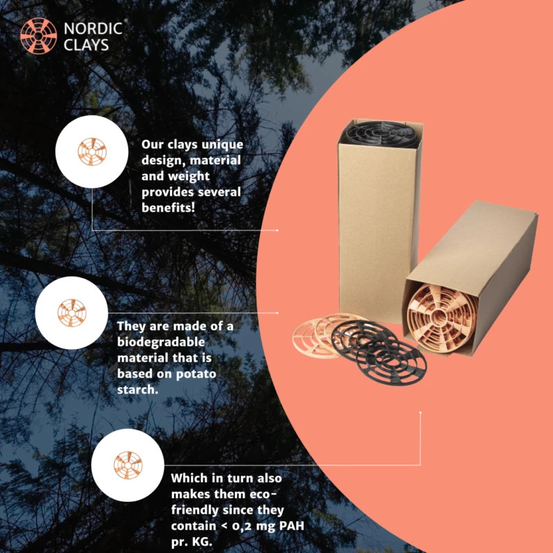 BIO-CLAYS+ - Dark Orange - Clay Shooters Supply