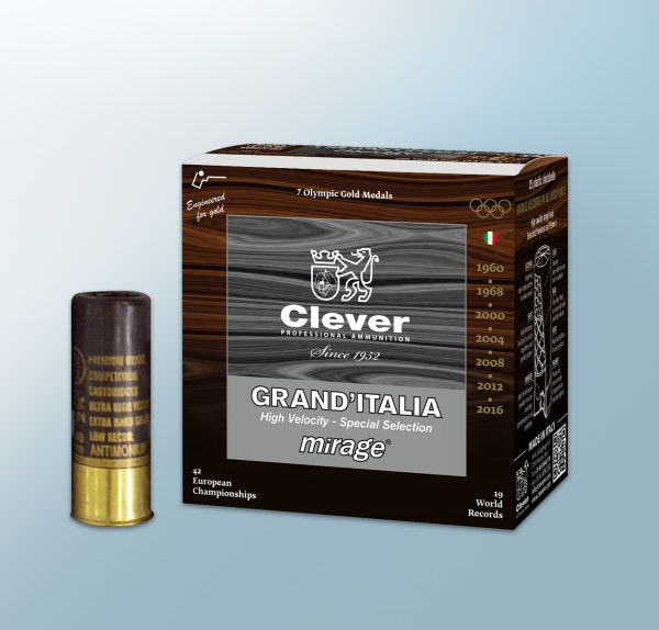 Clever Mirage T3 Grand Italia 12ga 2 3/4" 1oz 1280 fps #8 CASE - 250rds ...