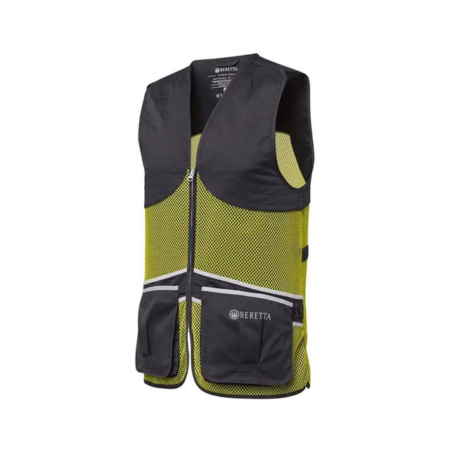 Beretta Full Mesh Shooting Vest Ice Grey/Sulphur Spring - Clay Shooters ...