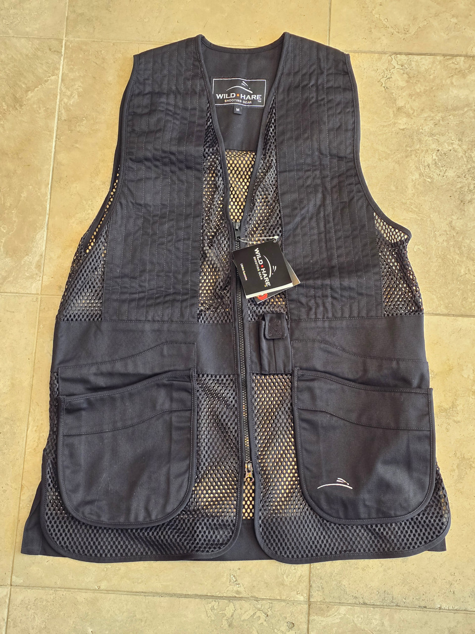 Wild Hare Primer Mesh Vest, Black/Black - Clay Shooters Supply