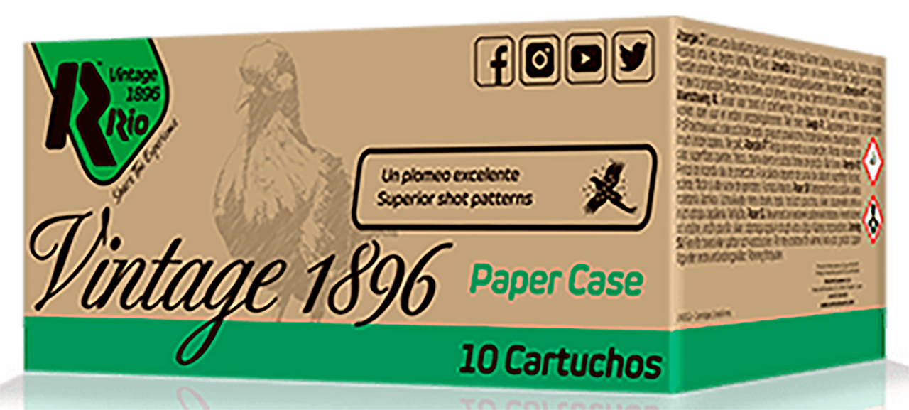 RIO Vintage 1896 Paper Flyer 2.75" 12ga 1-1/4oz 1350fps #8 -Case 250rd ...