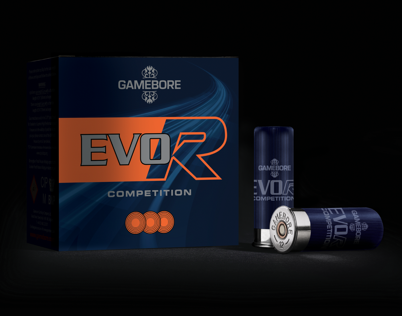 GAMEBORE EVO R 12ga 1oz 2.75" 1250fps #7.5 Target Load - FLAT (10 BOXES ...